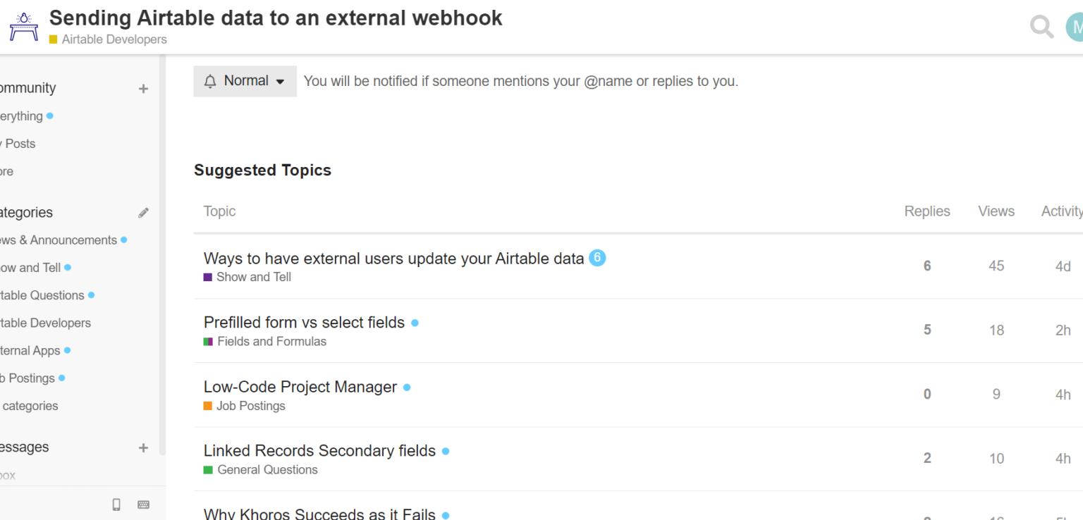 TableForums | BuiltOnAir
